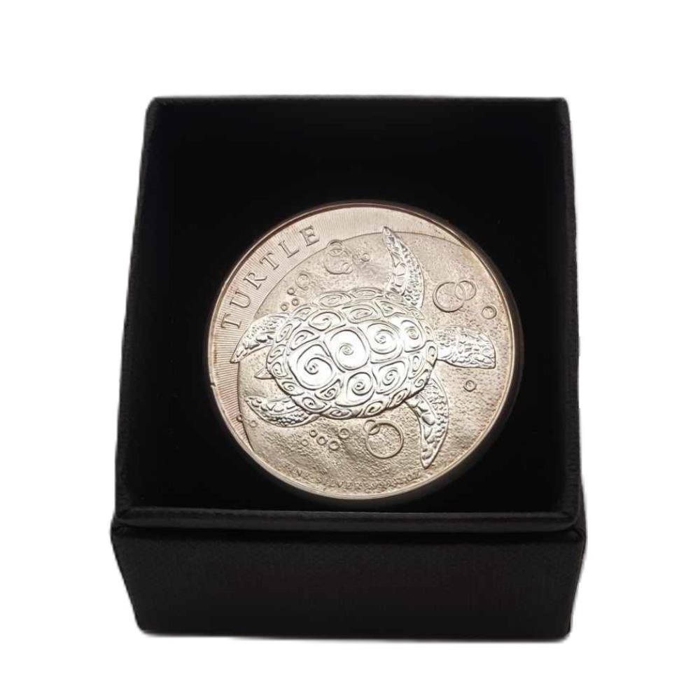 Pre-owned 2016 Niue Turtle Five Dollar 2oz Silver Coin - Own4Less